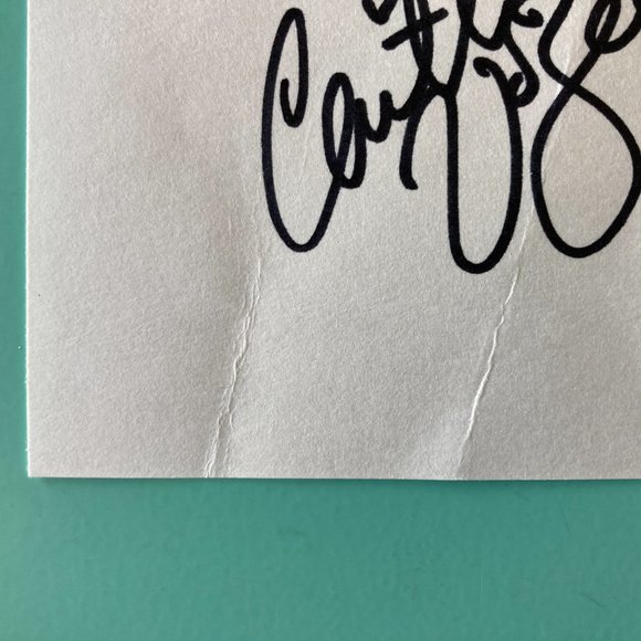 Autograph | Other | Caitlin Van Zandt Signed Index Card 4x6 Ashlee ...